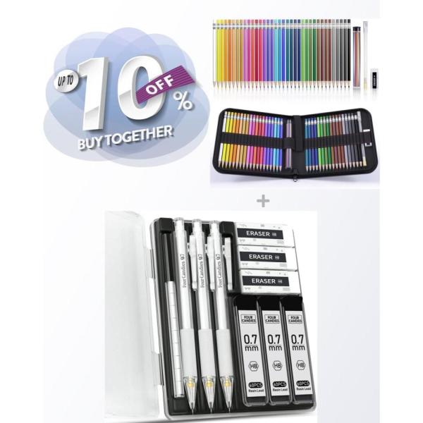 Mechanical Pencils and Pencil Case - Four Candies