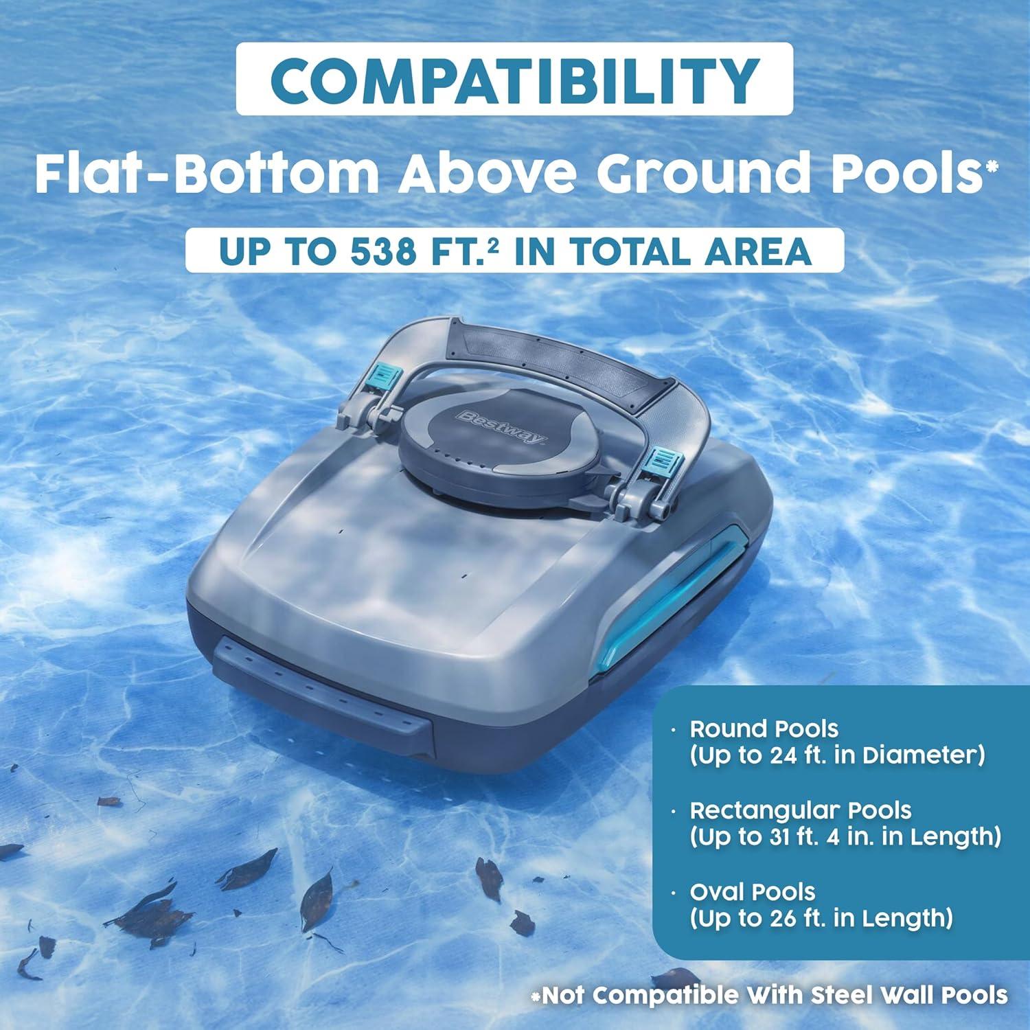 Bestway AquaTronix Pro G300 Automatic Robotic Pool Vacuum and Surface ...