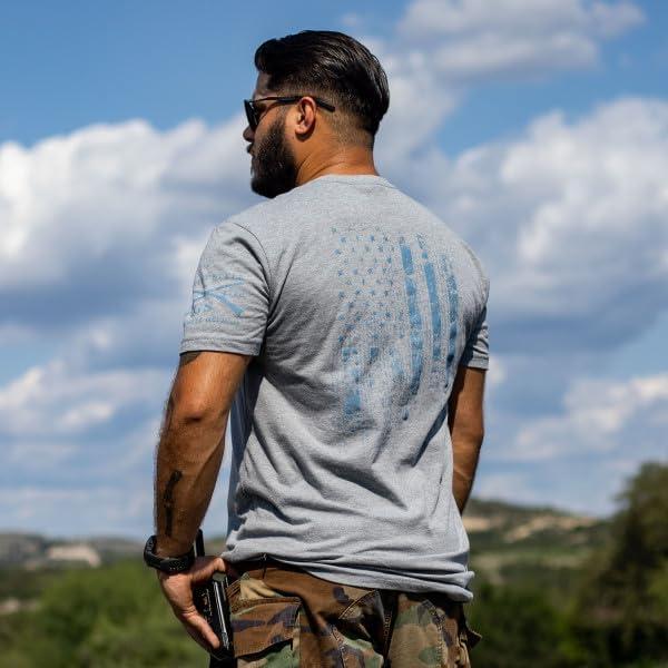 Grunt Style 1776 Flag(Dark Heather Gray) - Grunt Style