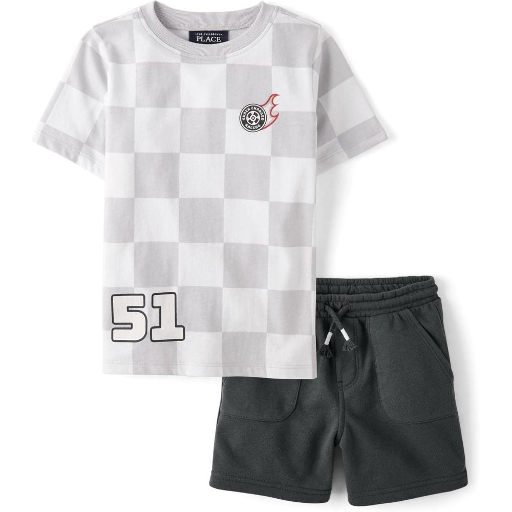 The Children’s Place boys And Toddler Boys Short Sleeve Top and Shorts ...